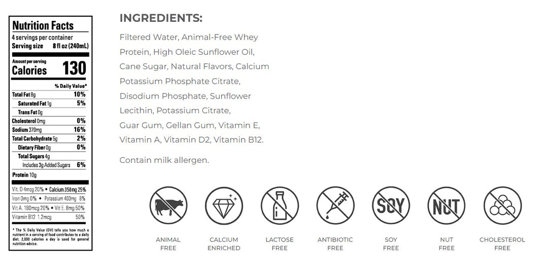 Strive FreeMilk Animal Free Whole | Strive Milk | Strive Free Milk ...